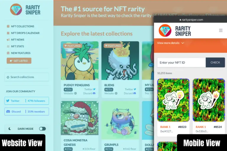 21 Best NFT Rarity Tools (Tested, Ranked, and Reviewed) - Cyber Scrilla